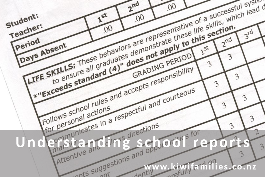 Understanding school reports - Kiwi Families