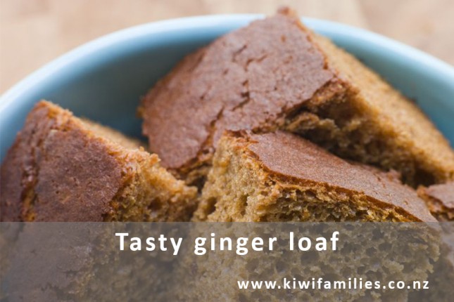 Tasty ginger loaf - Kiwi Families