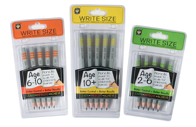 Write Size pencils - Kiwi Families