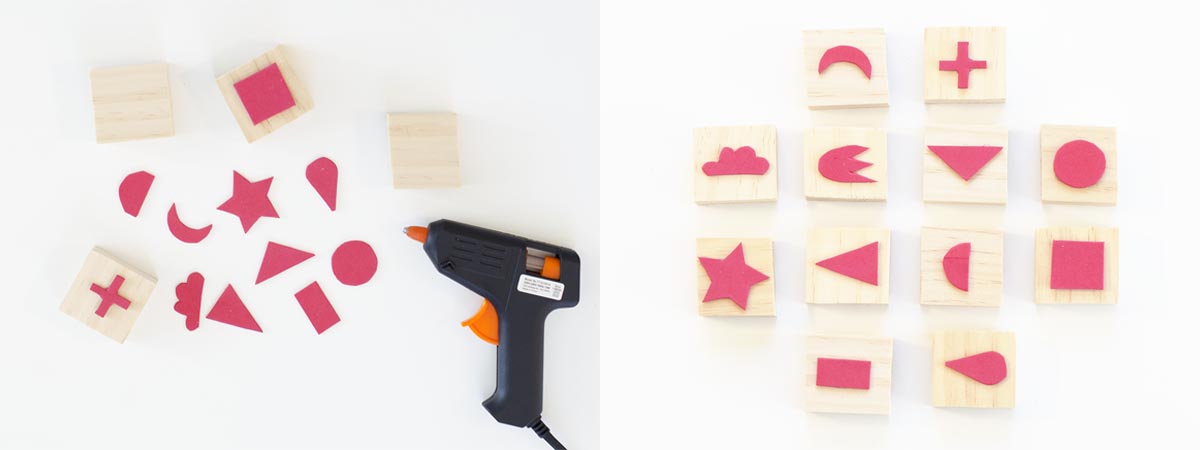 How to make your own shape stamps - Kiwi Families