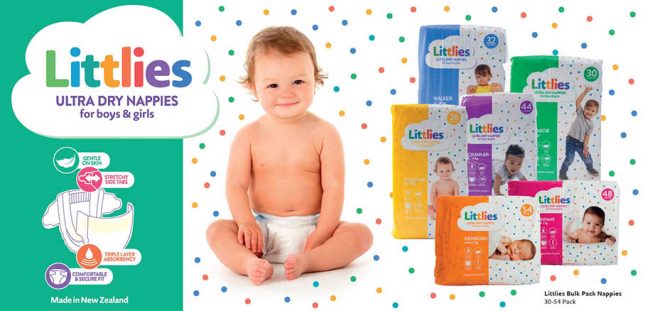 Win five packs of Countdown Littlies nappies - Kiwi Families