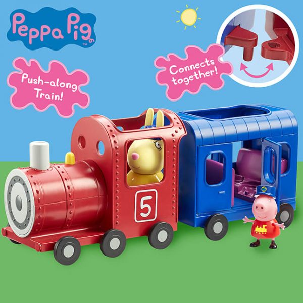 Peppa Pig - Miss Rabbit's Train & Carriage - Kiwi Families