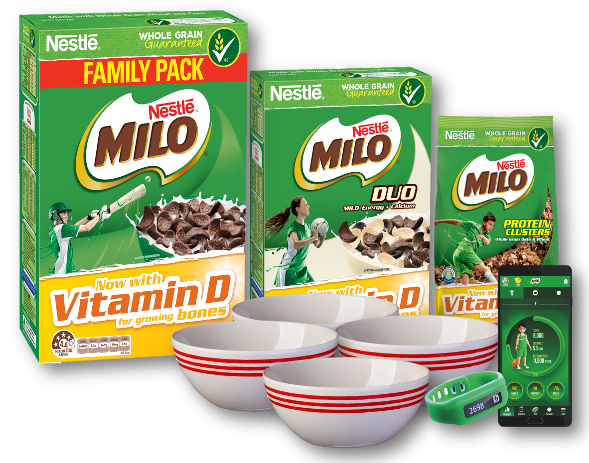 2 MILO Cereal Champ Packs to give away - Kiwi Families