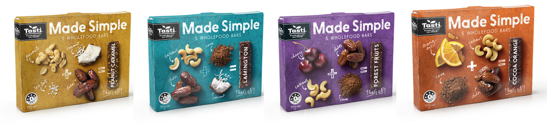 Win the whole range of Made Simple Wholefood Bars - Kiwi Families