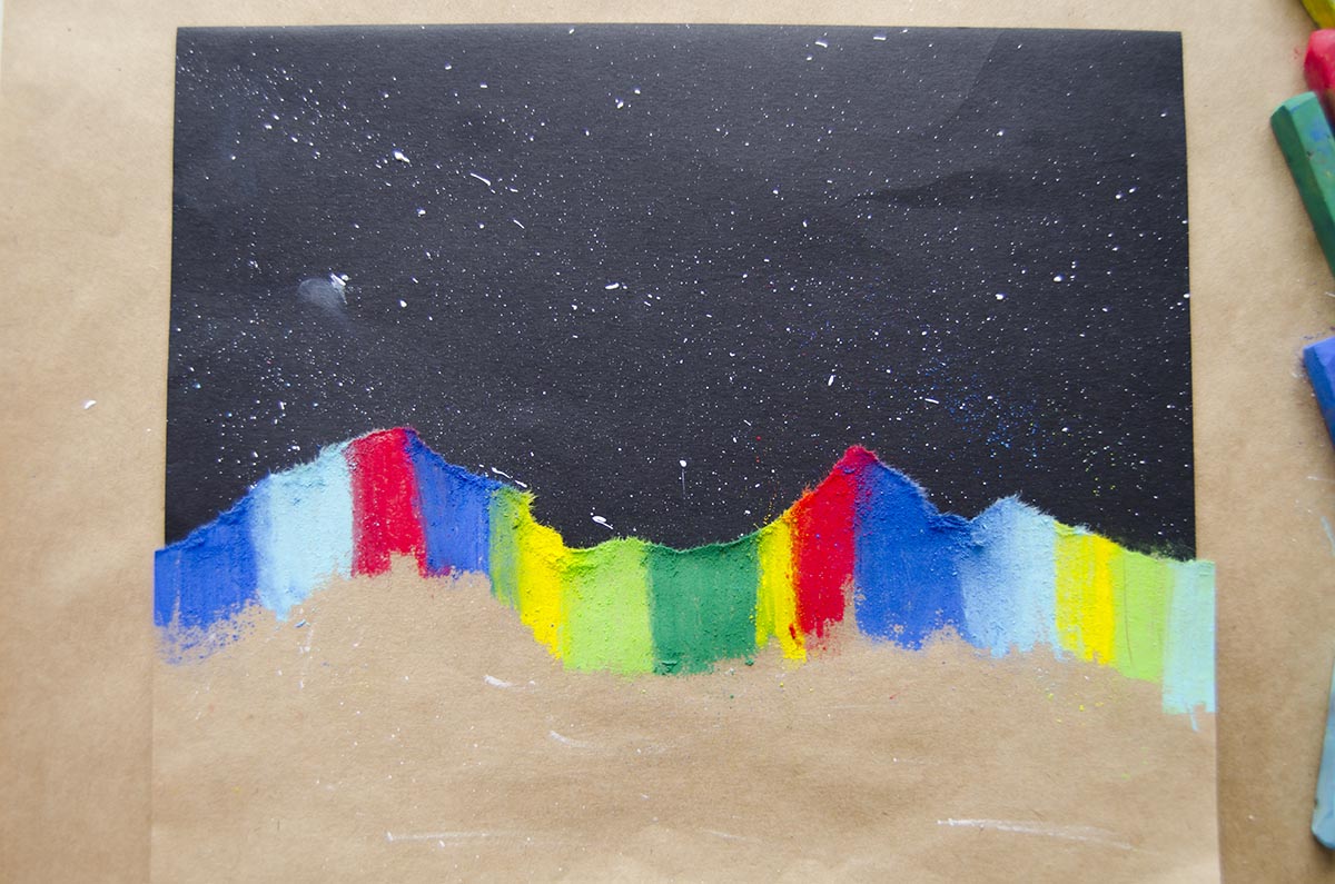 Matariki and the Southern Lights art project - Kiwi Families
