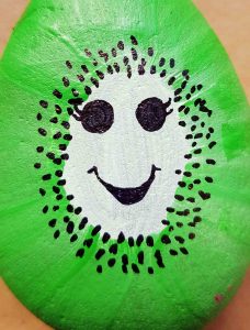 How to Make Painted Rocks - Fruit characters - Kiwi Families