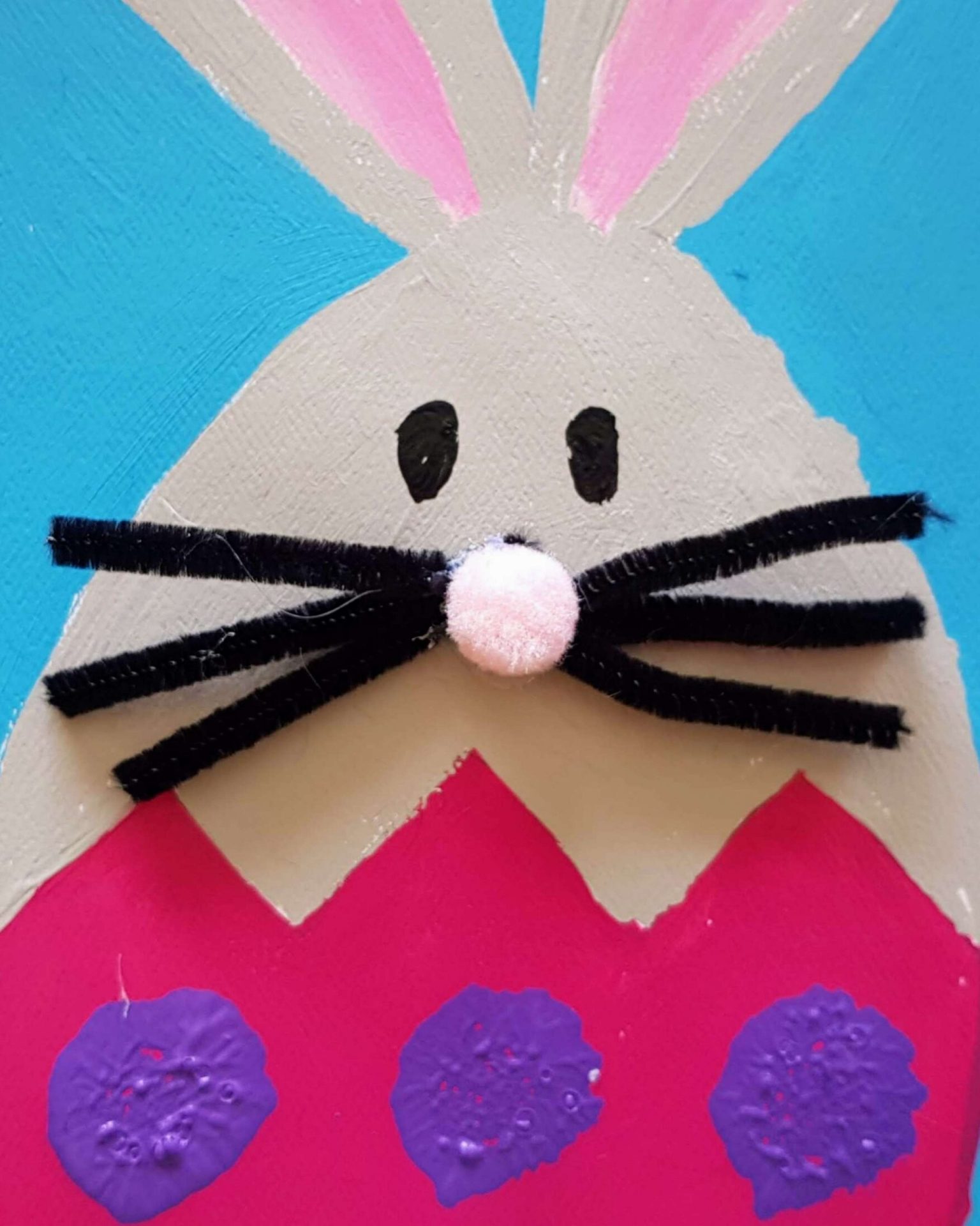 Easy Easter Bunny in an Egg Drawing - Kiwi Families