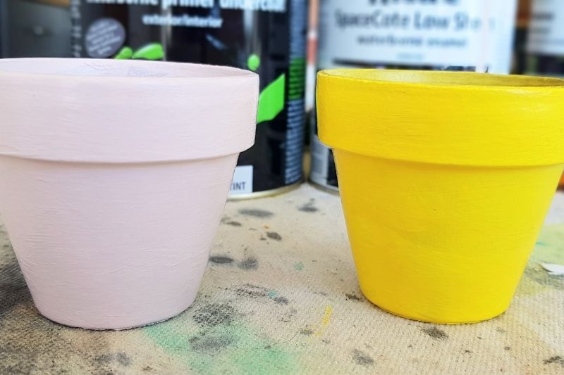 Easter Bunny and Chick Terracotta Pots - Kiwi Families