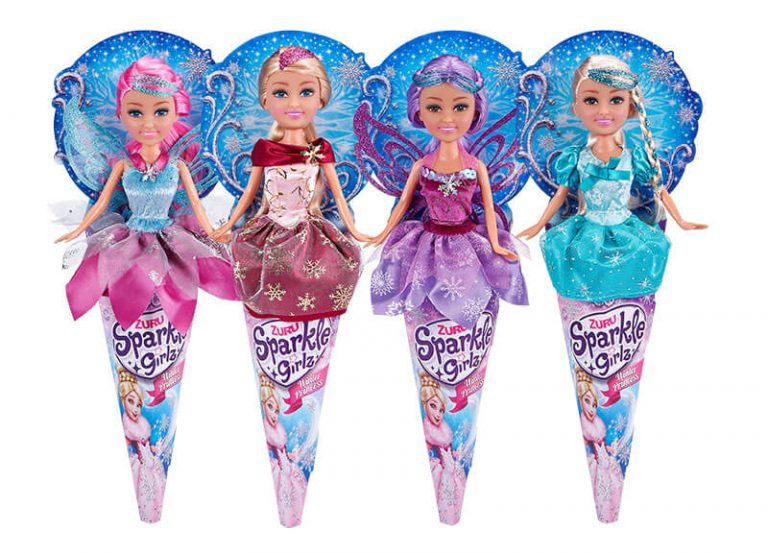 Sparkle Girlz Sparkle Princess Cone and Cupcake Dolls - Toy Review ...
