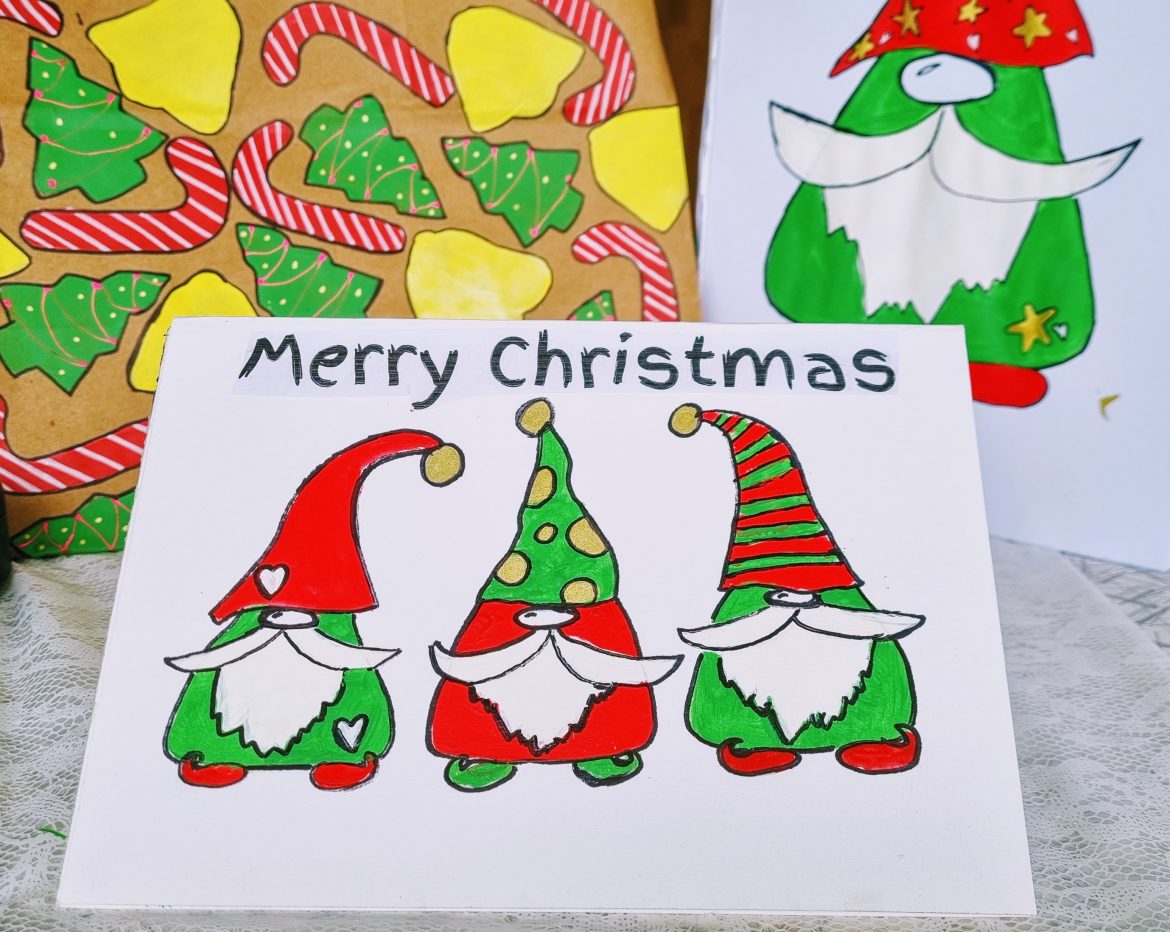 How to Draw an Elf and Make a Christmas Card - Kiwi Families