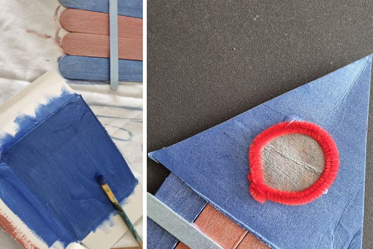 Rocket Ship Craft with Iceblock Sticks - Kiwi Families